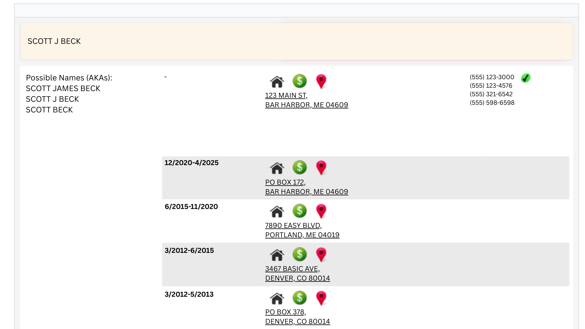 People Finder | Infofree